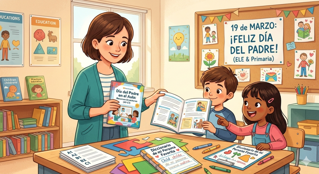 Día del Padre en el aula: Recursos de ELE y Primaria (Descargable ...